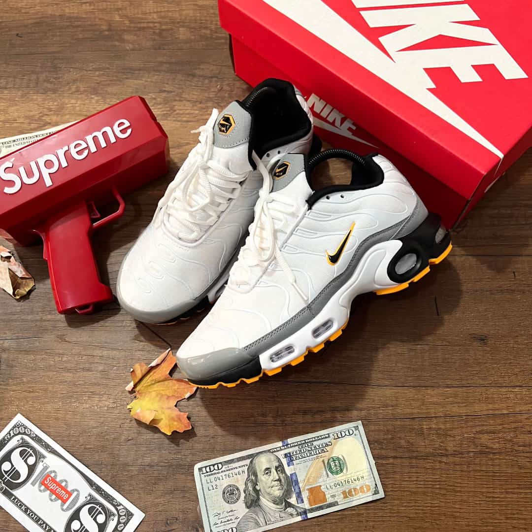 NIKE TN BLANCOS CHULO NEGRO NARANJA – tennisplusctg